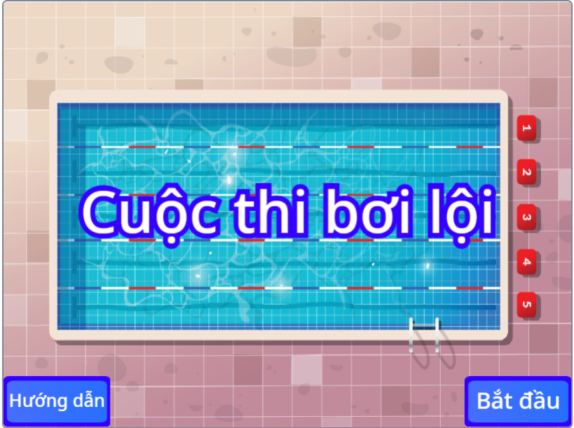 Đường đua xanh bơi lội | Codekitten.vn